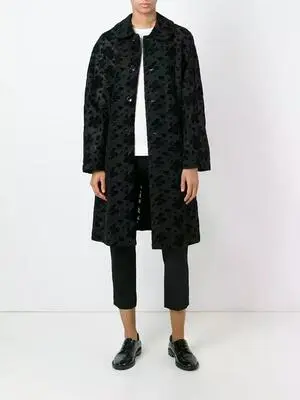 Comme Des Garçons Lace Buttoned Coat