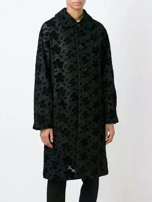Comme Des Garçons Lace Buttoned Coat