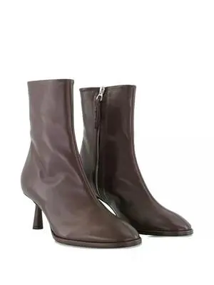 AeydĒ 65mm Dorothy Leather Ankle Boots