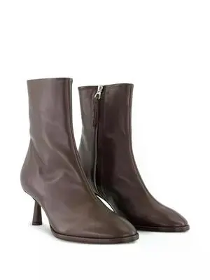AeydĒ 65mm Dorothy Leather Ankle Boots