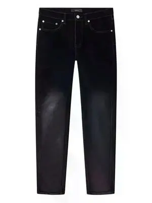 PURPLE BRAND P001 Flock-dipped Jeans