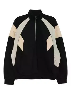 CROQUIS Biker Pullover Sweatshirt - Black