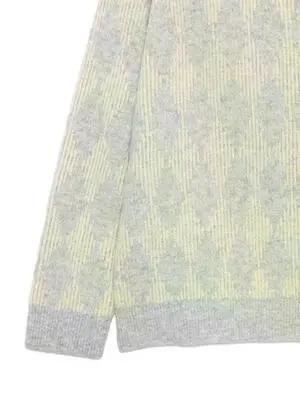 BLUEMARBLE Argyle Hooded Sweater