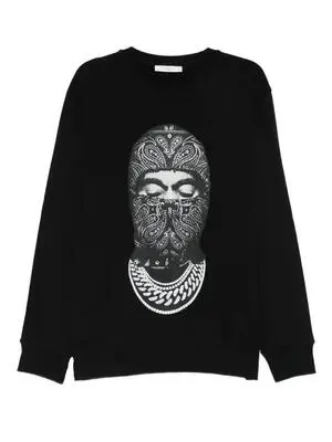 IH NOM UH NIT Paisley-print Sweatshirt - Black