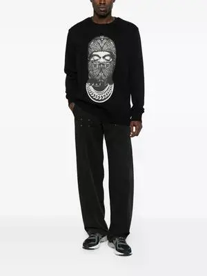 IH NOM UH NIT Paisley-print Sweatshirt - Black
