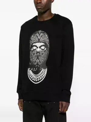IH NOM UH NIT Paisley-print Sweatshirt - Black