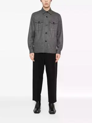 Harris Wharf London Wool Shirt Jacket
