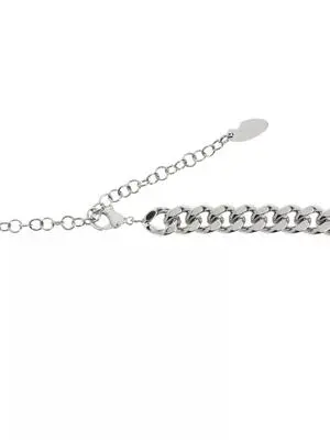 Off-White Arrows Charm Curb-chain Necklace