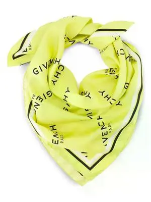 Givenchy Logo-print Silk Scarf