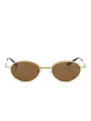 Alexander McQueen Oval-frame Sunglasses