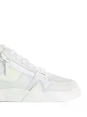 GIUSEPPE ZANOTTI Zipped Low-top Sneakers - White