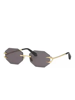 Roberto Cavalli Geometric-frame Sunglasses