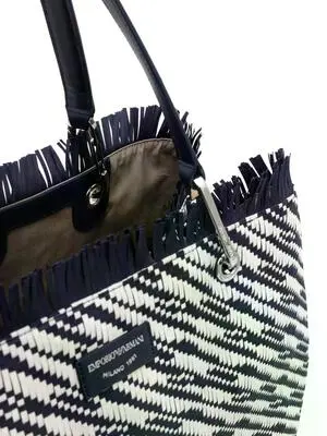Emporio Armani Woven Tote Bag
