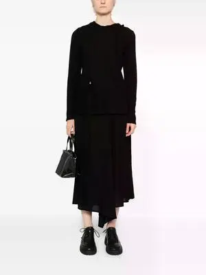 Yohji Yamamoto Wool Strap Hoodie