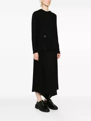 Yohji Yamamoto Wool Strap Hoodie