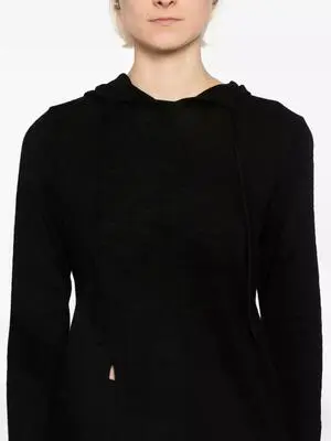 Yohji Yamamoto Wool Strap Hoodie