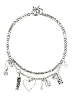 Isabel Marant Abby Charm Necklace - Silver