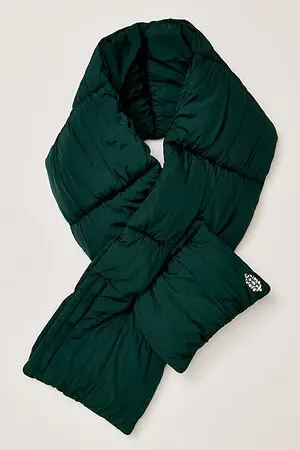Free People Pixie Packable Puffer Scarf - Evergreen