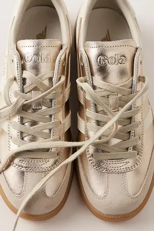 Gola Viper Metallic Low-top Sneakers - Gold/off White/gum