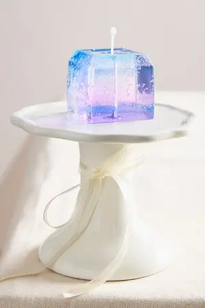 BODI CANDLE Tie Dye Ice Cube Candle - Blue/purple Combo