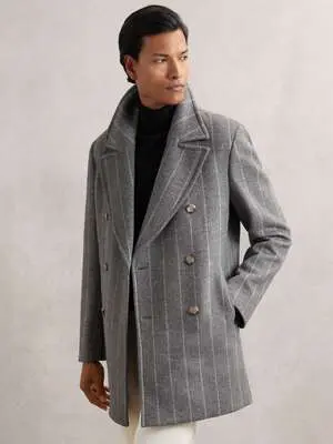 Reiss Pea Coat Coats For Men