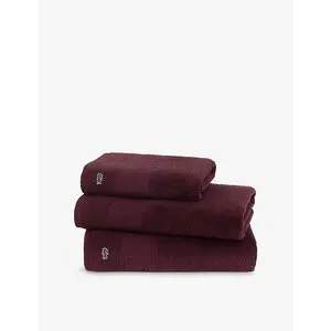 Lacoste L Lecroco Cotton Towel - Bordeaux