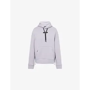 On Focus Tech Relaxed-fit Stretch-cotton Blend Hoodie - Lilac
