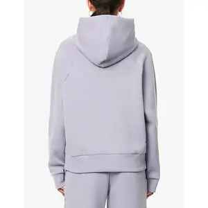 On Focus Tech Relaxed-fit Stretch-cotton Blend Hoodie - Lilac