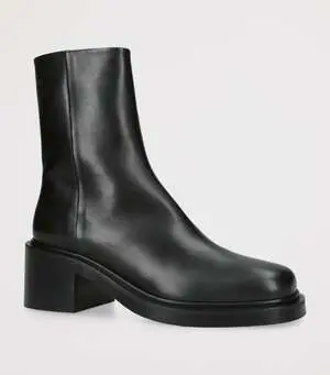 AeydĒ Teddy 65 Leather Ankle Boots