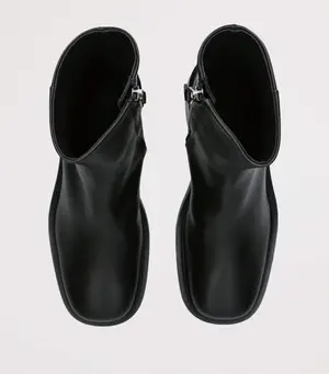 AeydĒ Teddy 65 Leather Ankle Boots