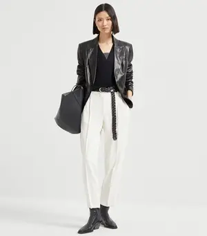 Brunello Cucinelli Nappa Leather Blazer