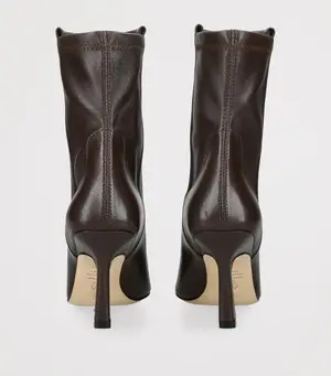 STUART WEITZMAN Leather Vinnie Ankle Boots