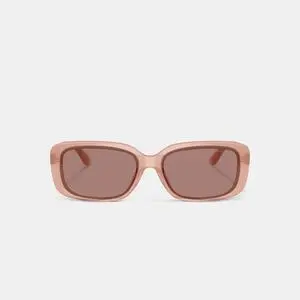 COACH® Quilted Rectangle Sunglasses