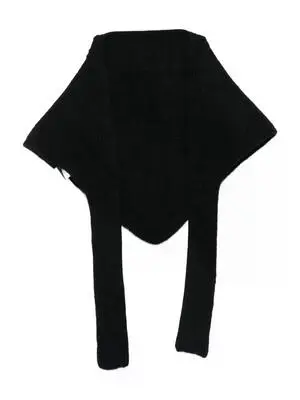 Jacquemus Triangular Scarf - Black