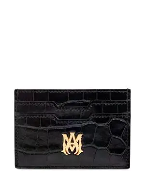Amiri Logo-plauqe Leather Wallet - Black