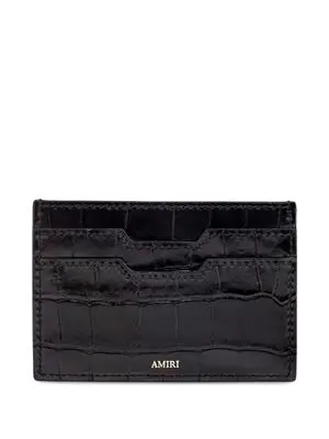 Amiri Logo-plauqe Leather Wallet