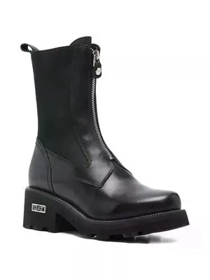 CULT Zip-front Leather Boots