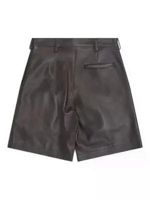 Simone Rocha Multi-pocket Leather Shorts