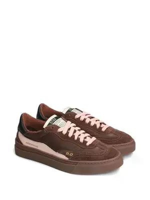 STKN Suede Leather-panel Sneakers