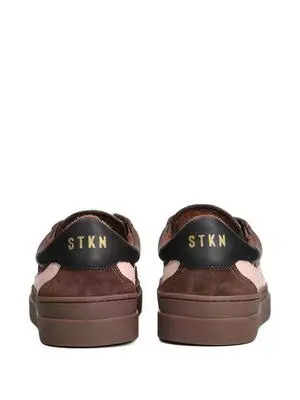 STKN Suede Leather-panel Sneakers