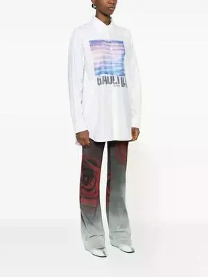 JEAN PAUL GAULTIER Graphic-print Shirt - White