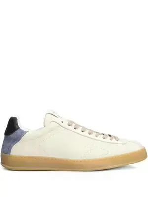 STKN Suede-panel Leather Sneakers