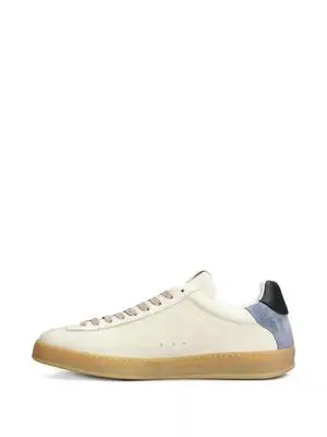 STKN Suede-panel Leather Sneakers