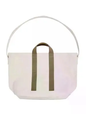 Comme Des Garçons Canvas Tote Bag - White