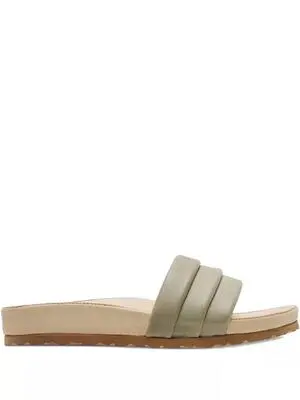 BLOC B. Tanya Padded Leather Slides