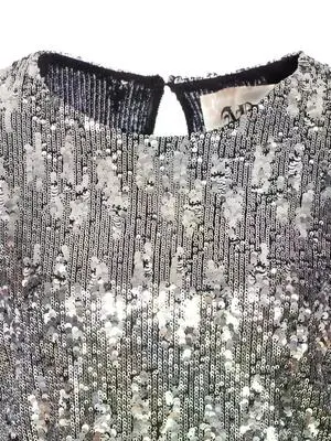 ANIYE BY Sequin-embellished Short-sleeve Top