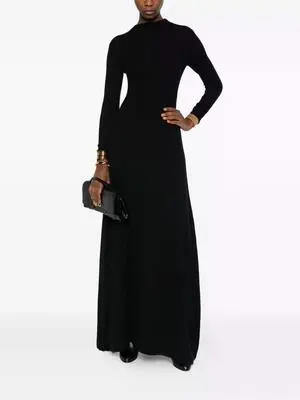 TOM FORD Long-sleeve Maxi Dress - Black