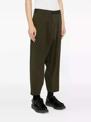 Comme Des Garçons Wool Drop-crotch Trousers