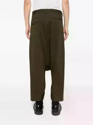 Comme Des Garçons Wool Drop-crotch Trousers