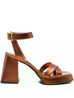 GIANPAOLO VIOZZI 95mm Crossover Ankle-strap Sandals